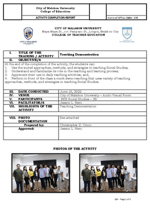 UCSP-PETA-1 - weqweqwe - Teaching Approaches in Social Science ...