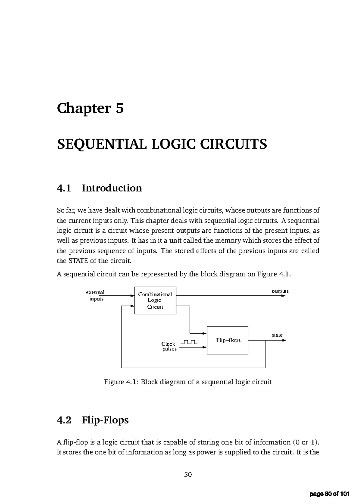 Chapter 5-min-1 digital - Chapter 5 SEQUENTIAL LOGIC CIRCUITS 4 Introduction So far, we have ...