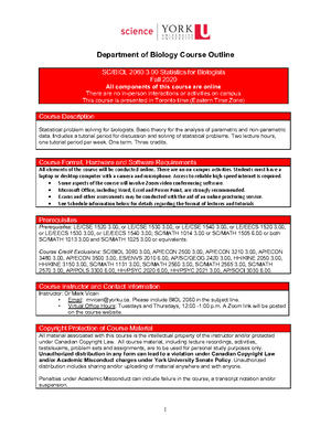 BIOL2060 lect10 - Lecture 10: Poisson model cont’d Contingency analysis ...