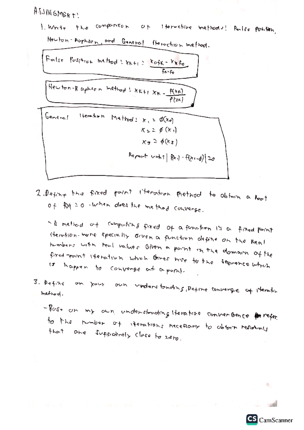 Im 02 numerical - BS in Industrial Engineering - Studocu