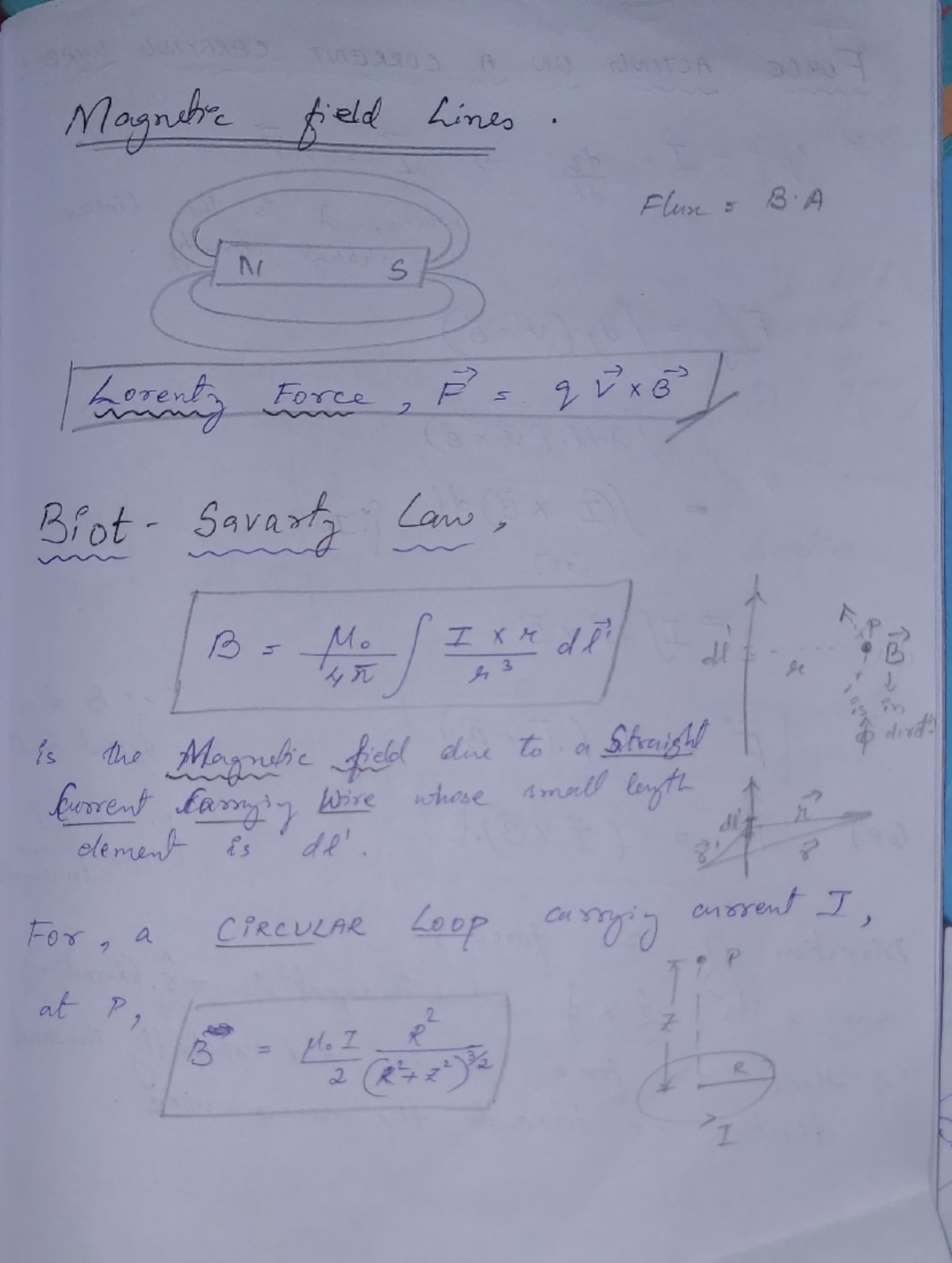 Emt biosavartz law - This a small formula expression for Bio-Savartz ...