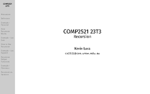 Lab report lab9 - COMP2521 Sort Detective Lab Report The purpose of the following lab report is ...