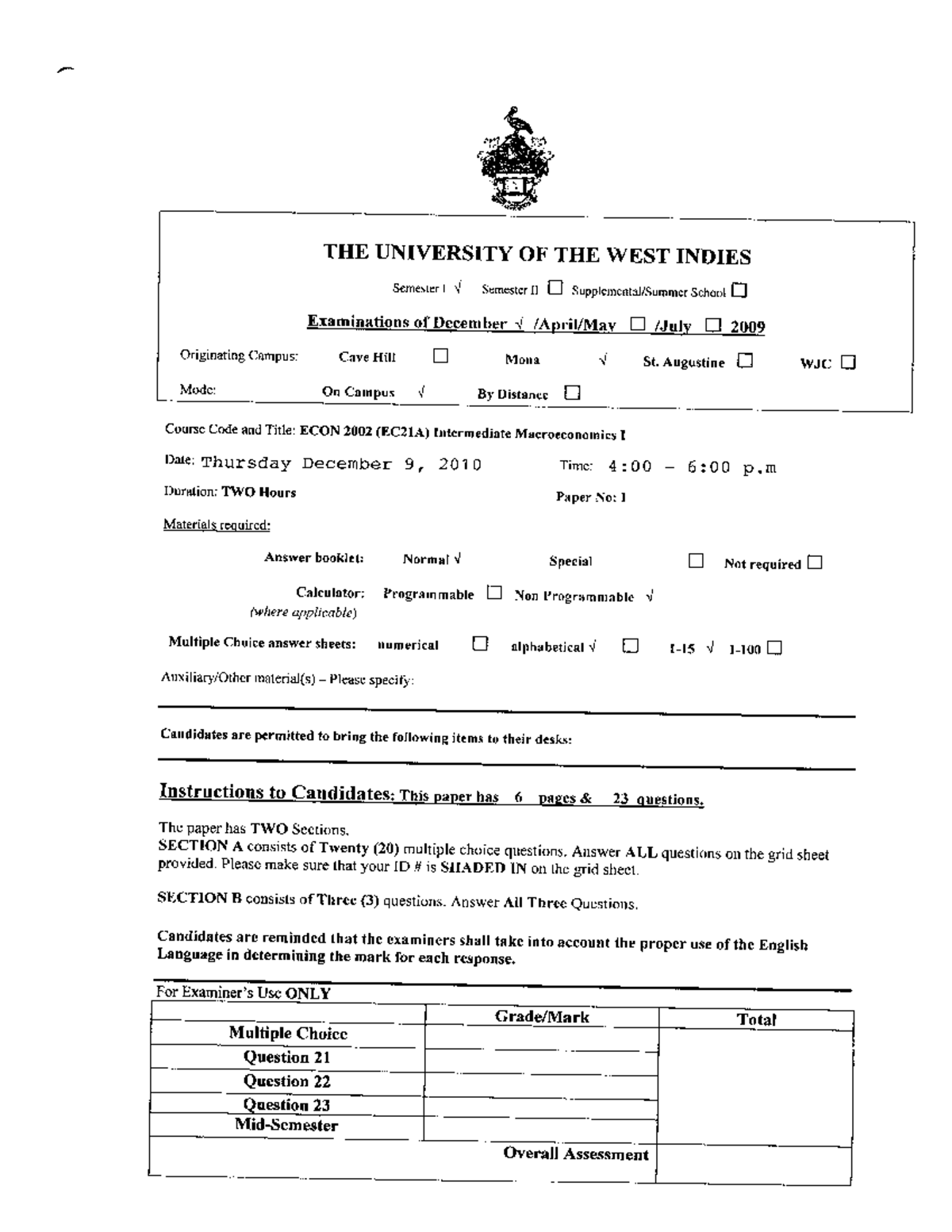Pass-paper exam in PDF great practice questions - Macroeconomics 1 ...