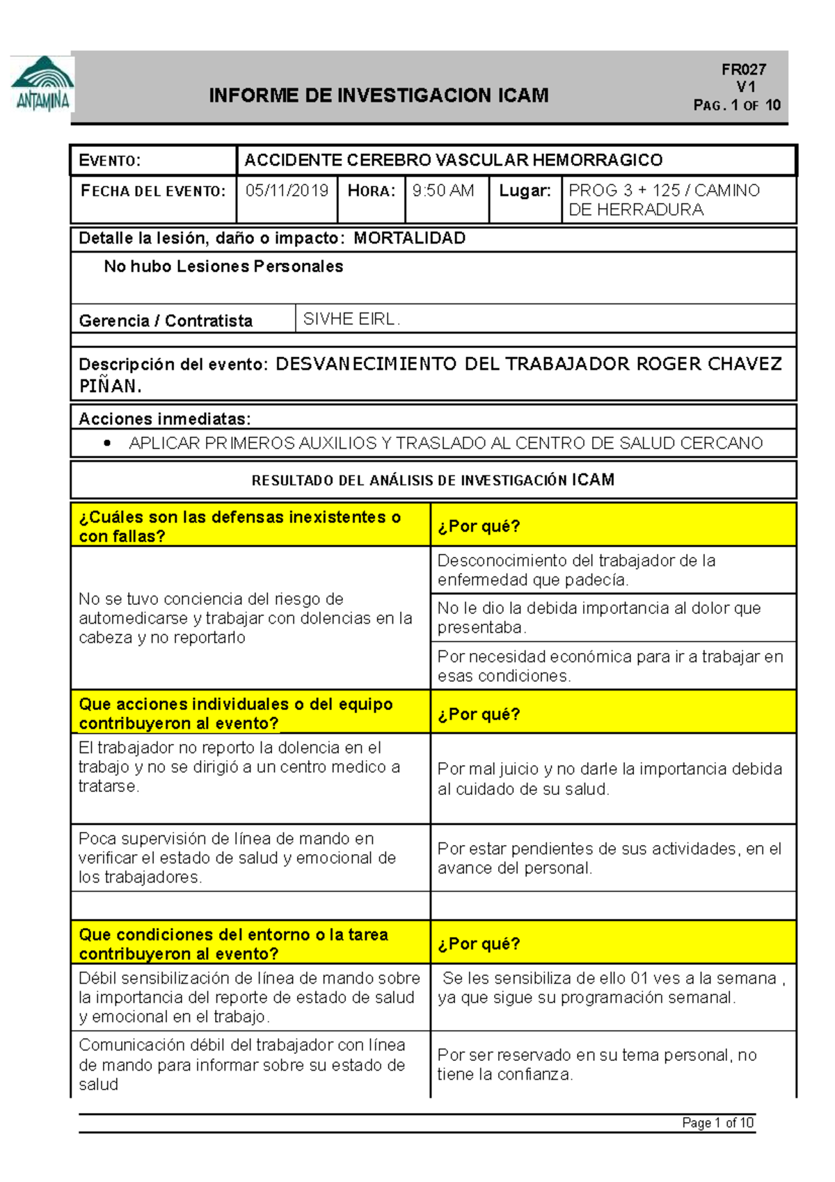 002 Informe ICAM v1 - Nota: 5 - INFORME DE INVESTIGACION ICAM FR V PAG ...