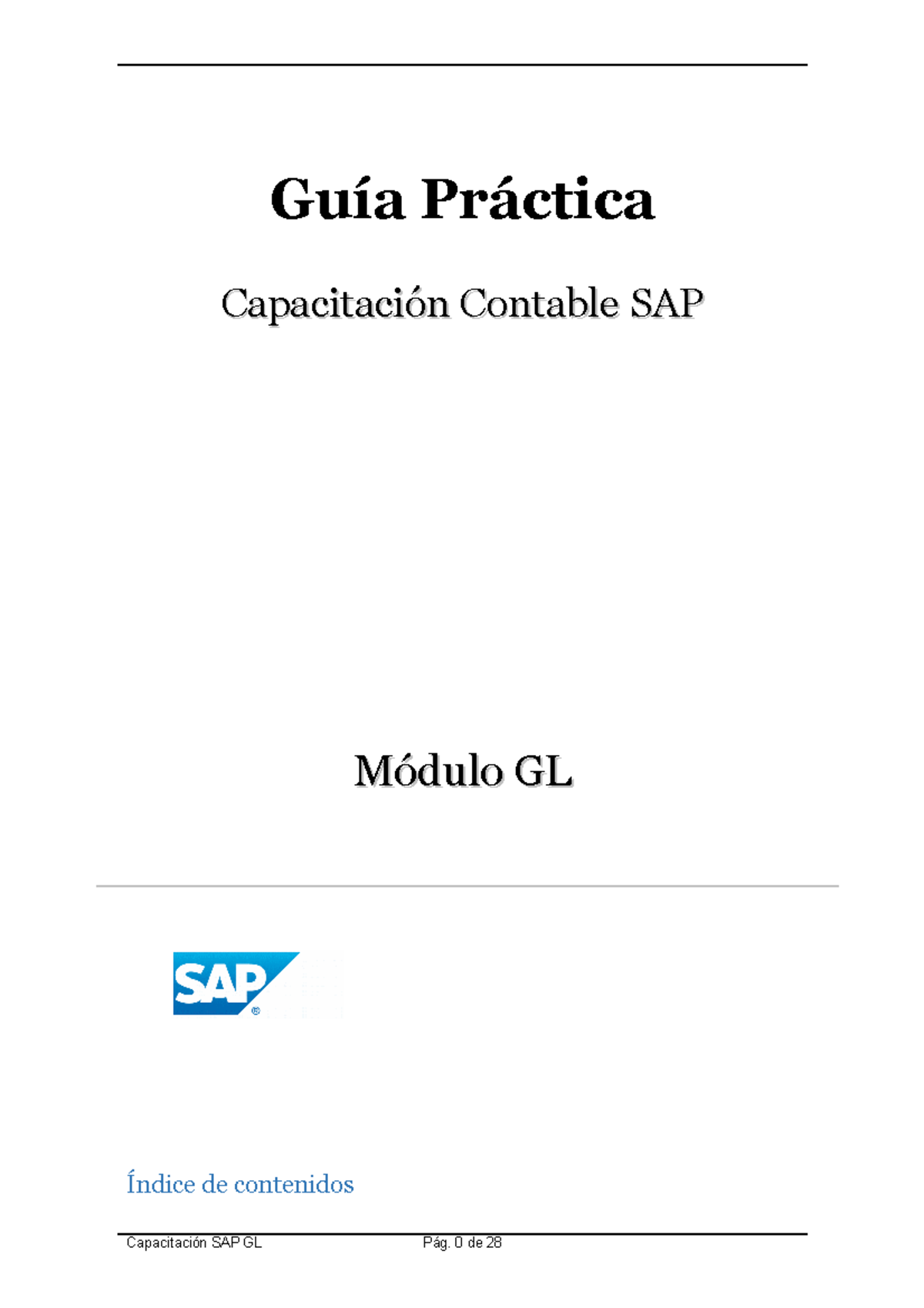 Guía para manual SAP Contable - Guía Práctica Capacitación Contable SAP ...