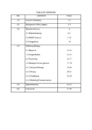 Mktg Plan Sample - Appendix C Sample Marketing Plan C 1 Copyright ...