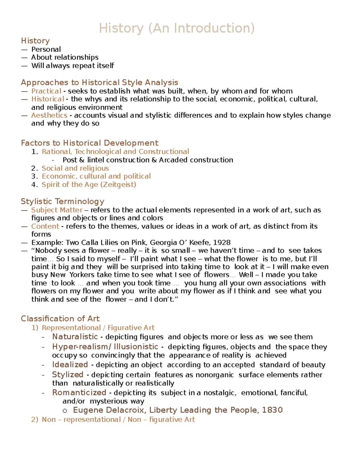 History of Interior Design Lecture Notes 102 - History (An Introduction ...