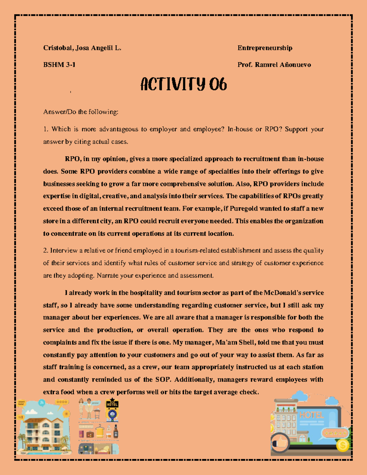 Cristobal, Josa Angeil L., Activity 6 - Cristobal, Josa Angelil L ...