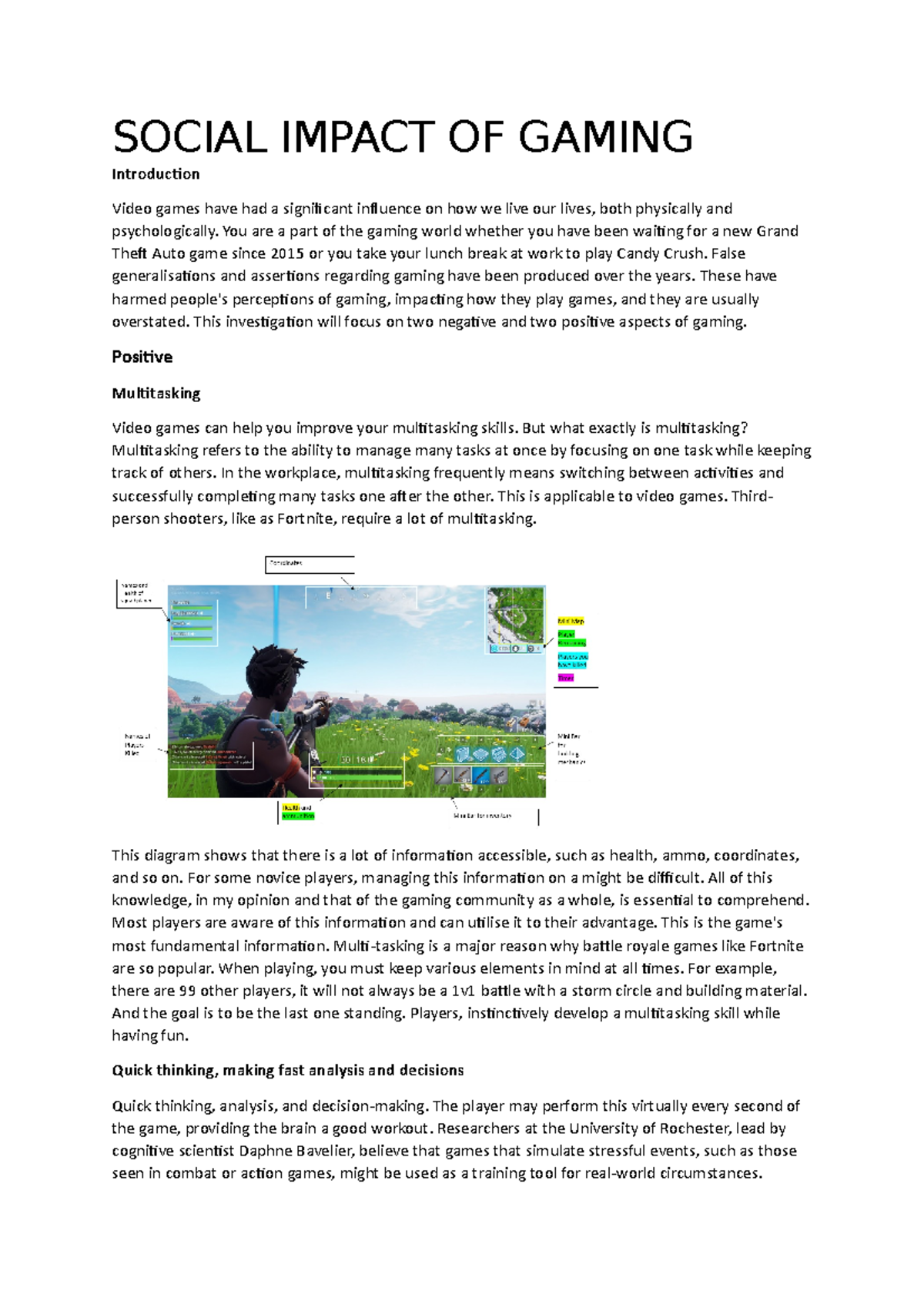 Social Impact OF Gaming - SOCIAL IMPACT OF GAMING Introduction Video ...