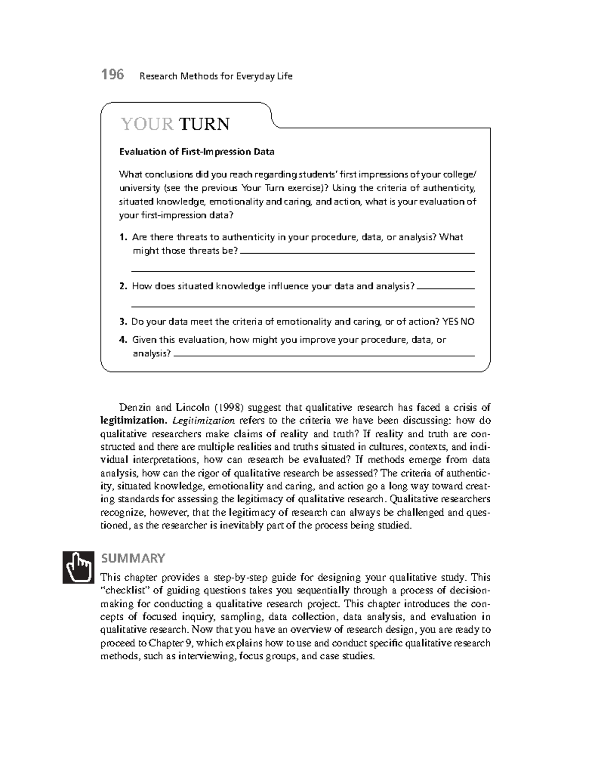 Research Methods for Everyday Life Blending Qualitative and ...