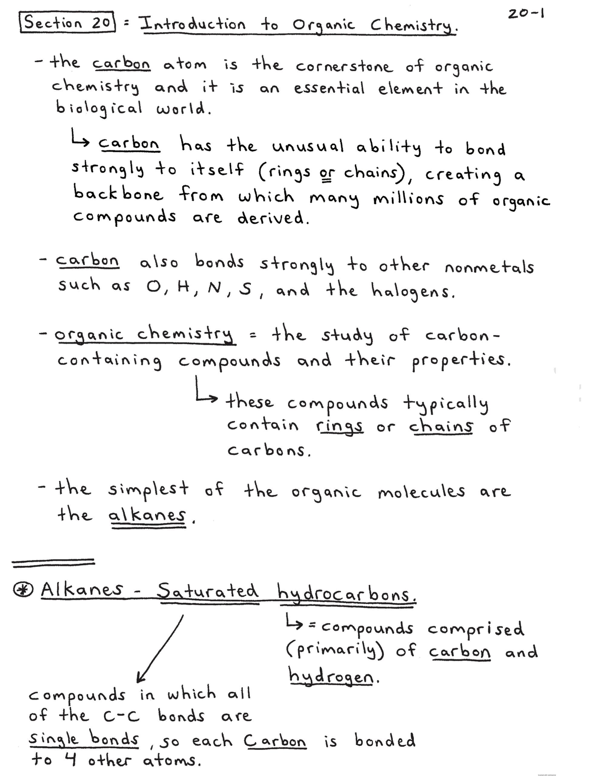 Introduction to organic chemistry - Lecture Notes - Chemistry for ...