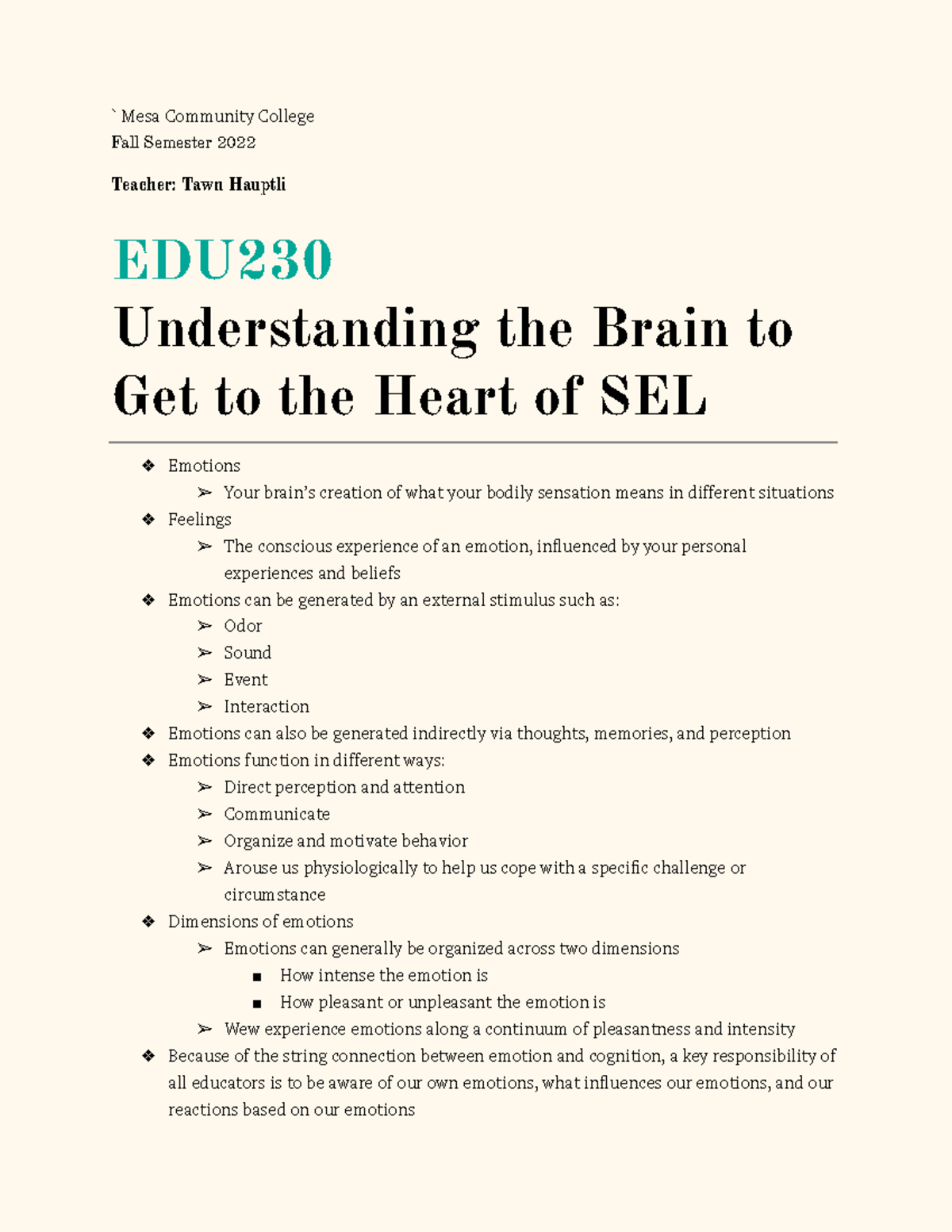 Inspire 78- Understanding the Brain to Get to the Heart of SEL - ` Mesa ...