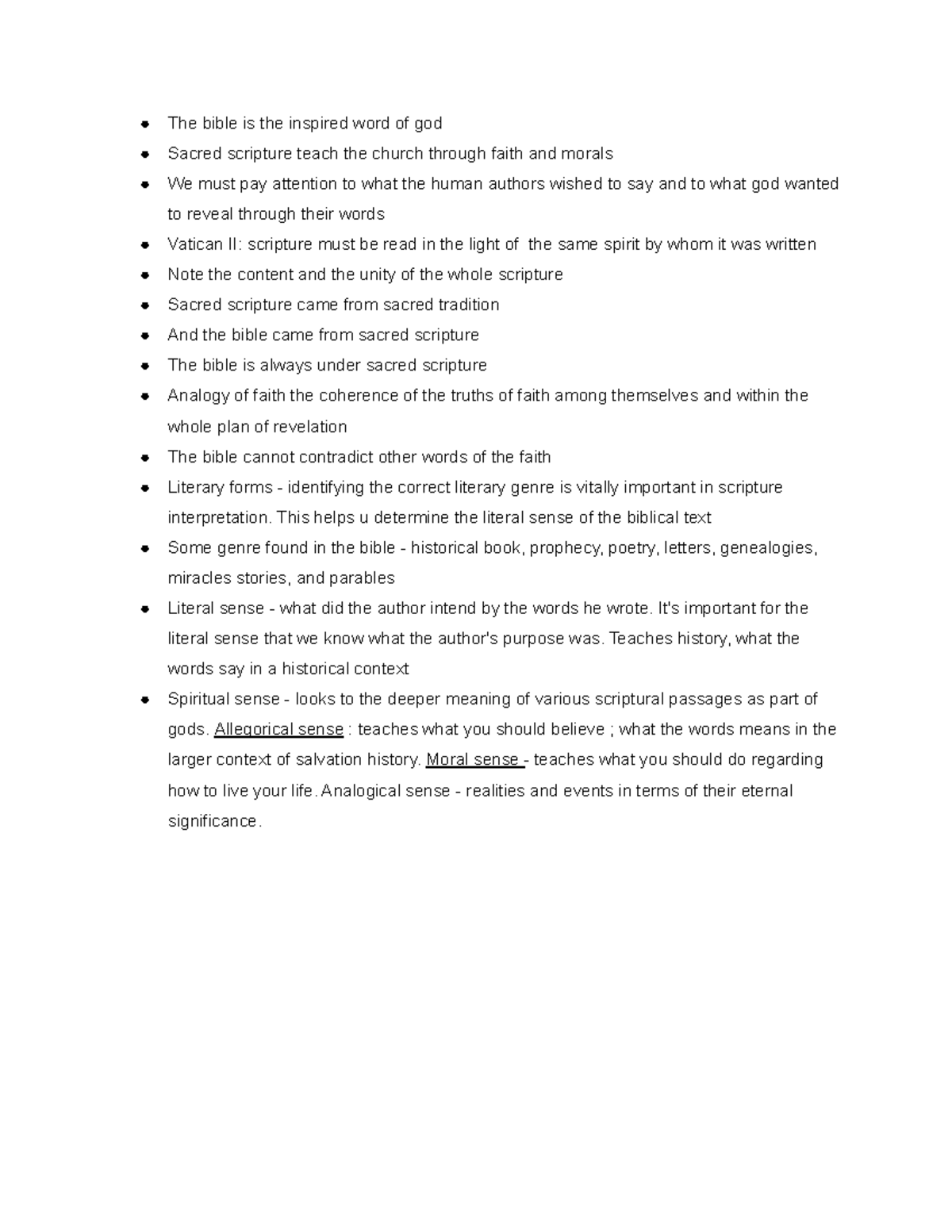 Review for test - These are my notes. My notes are based of off my ...