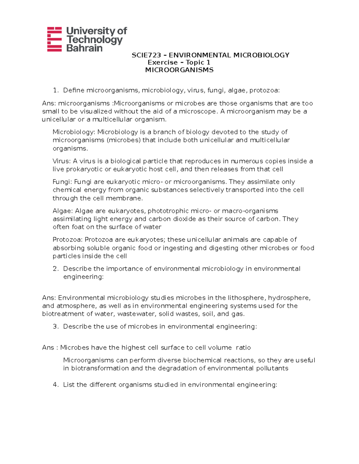 Environmental microbiology PPT-1 - SCIE723 – ENVIRONMENTAL MICROBIOLOGY ...