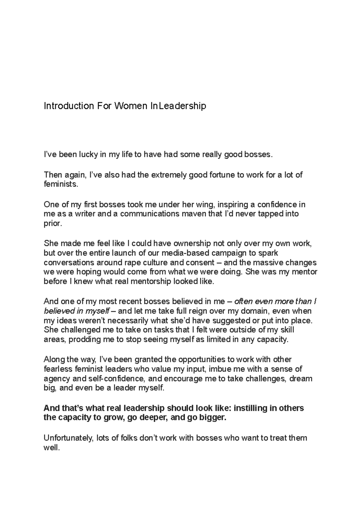 Introduction To Leadership In The Technology Workspace - Introduction ...