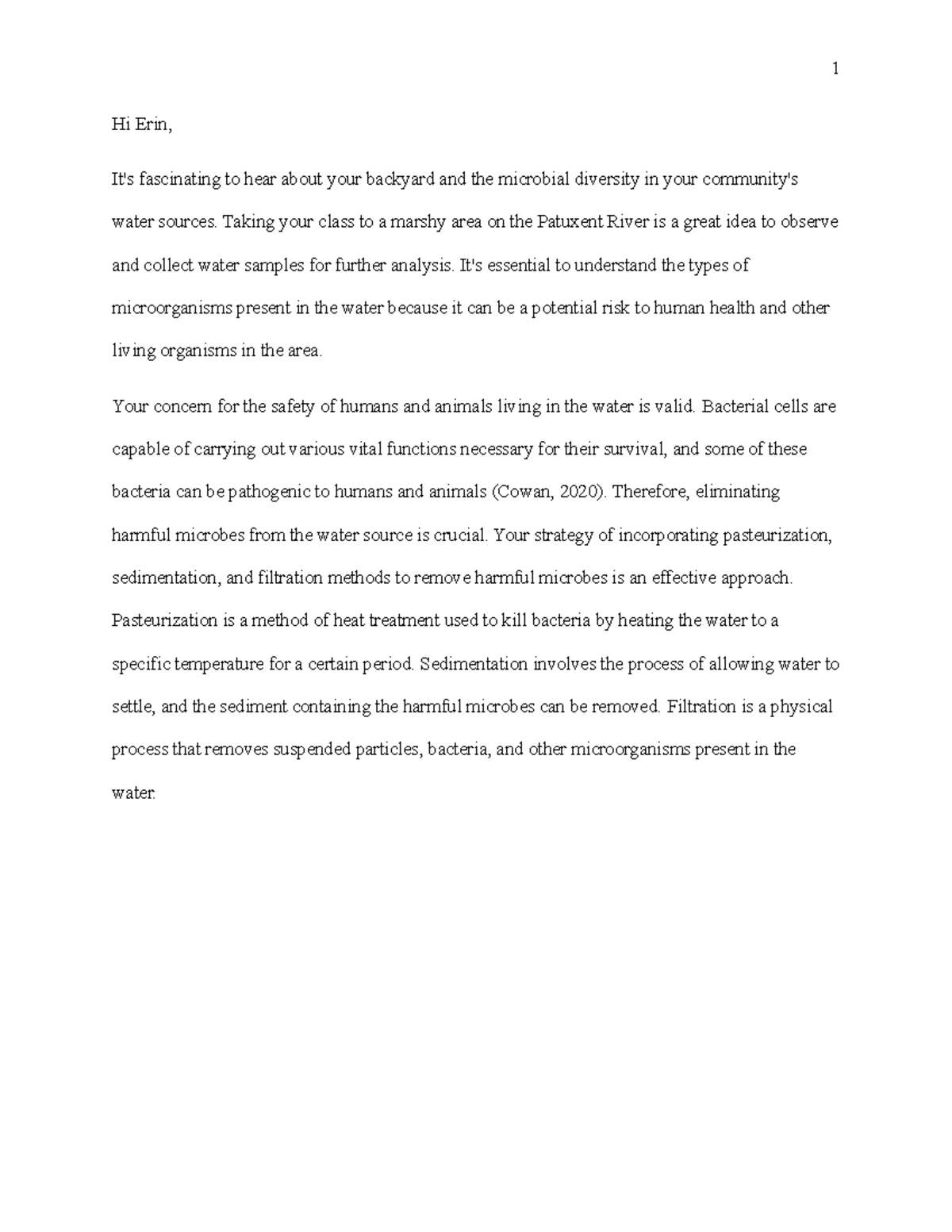 Hi Erin, Tolus - Reply - 1 Hi Erin, It's fascinating to hear about your ...