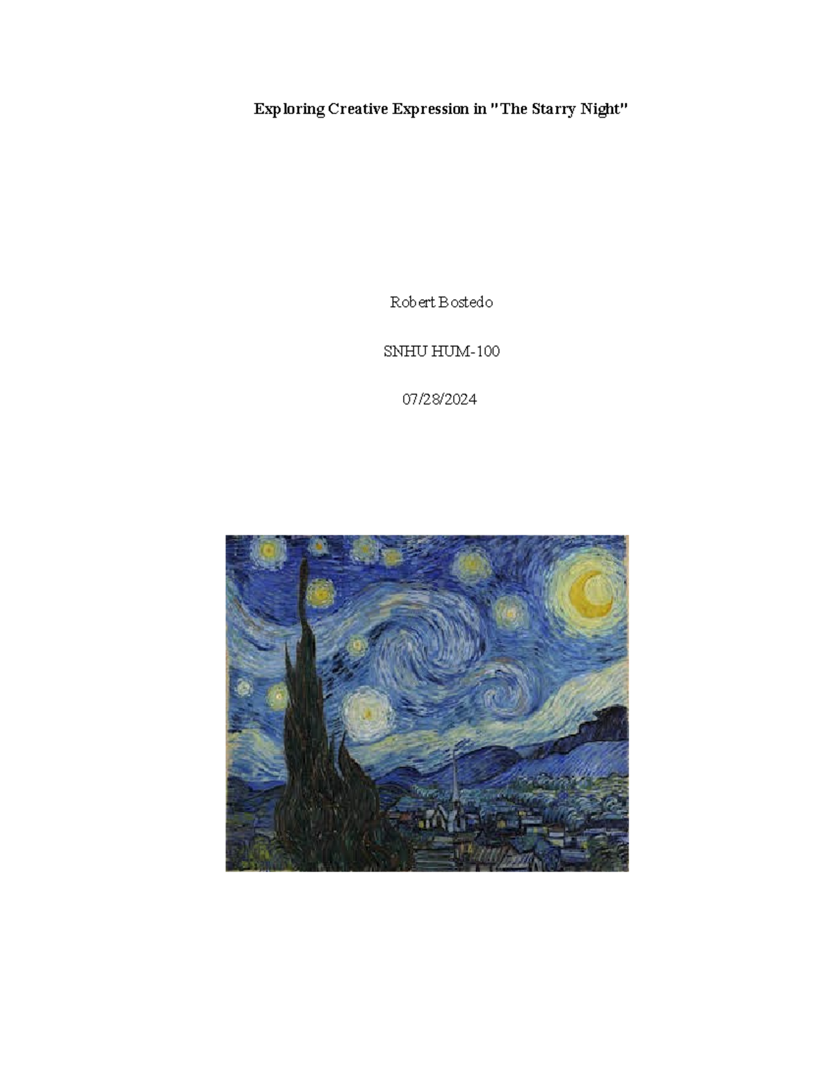 Module 4 Project - Milestone 4 - Exploring Creative Expression in "The ...