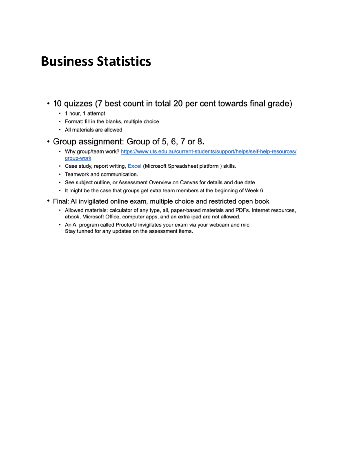 Business Statistics - Notes - Business Statistics Data types ...