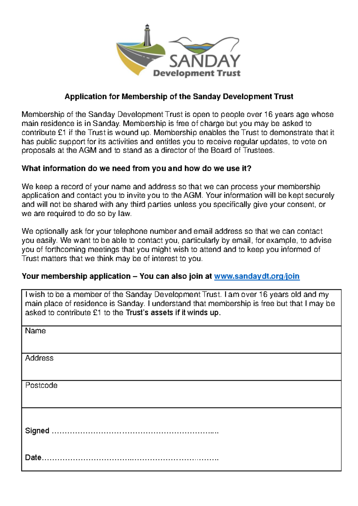 AGM 2022 2023 5 Membership Application Form - Application for ...