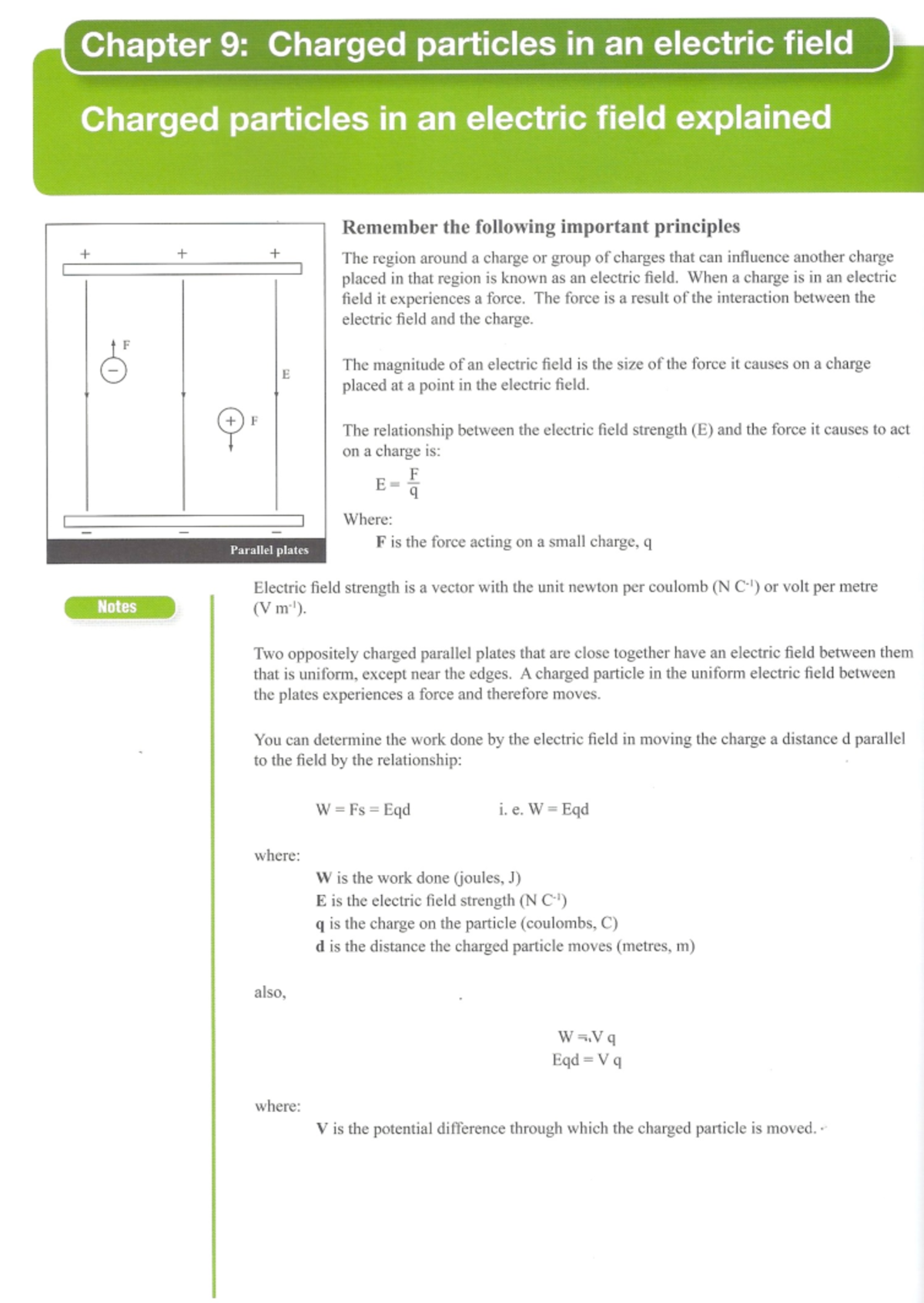 Set 9 Stawa electric fields - Studocu