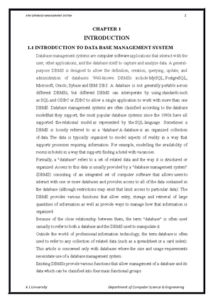 DB Lab Test - this is an assignment - Fundamentals of Database System ...
