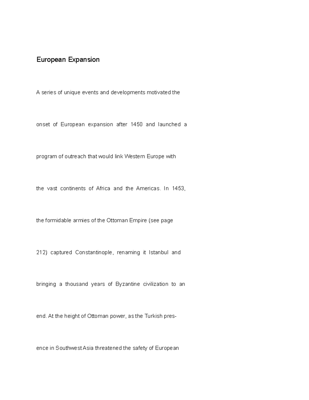 Chapter 9 Book Notes 3 - Important reading from the book - European ...