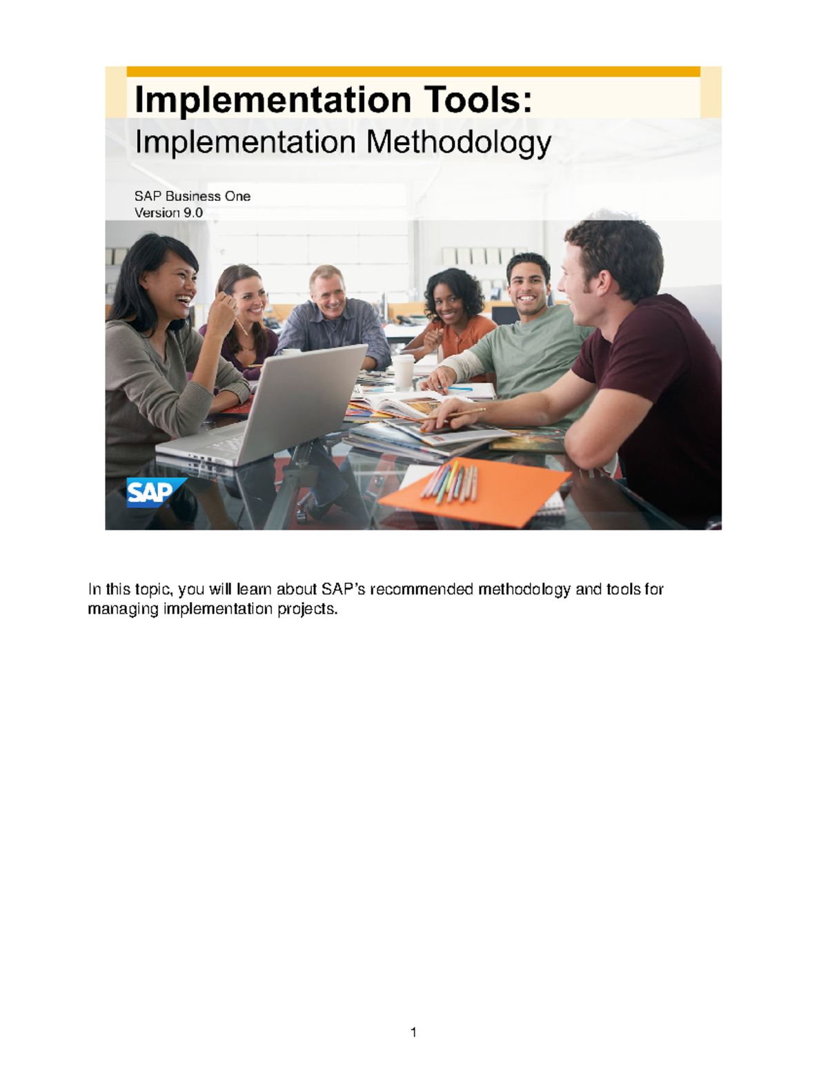 Implementation Tools - Implementation Methodology of SAP ABAP Project ...