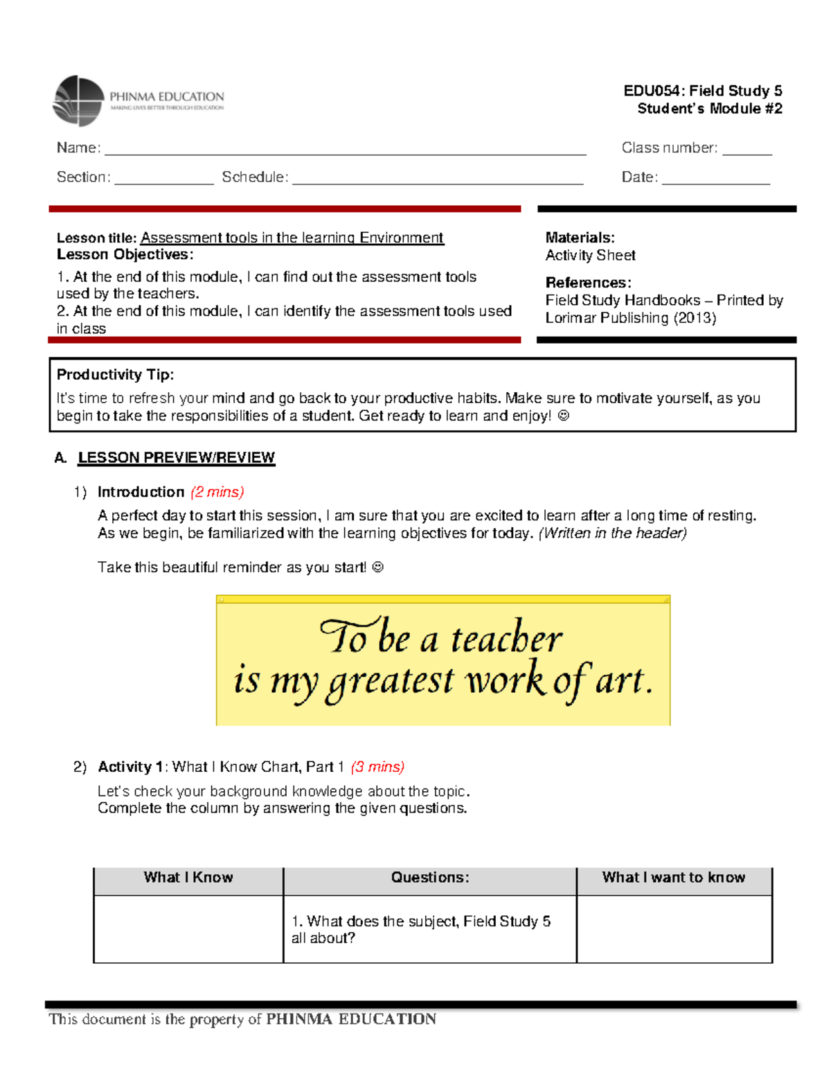 SAS#2 -FS 5 - Lecture Notes - Student’s Module # Name: - Studocu