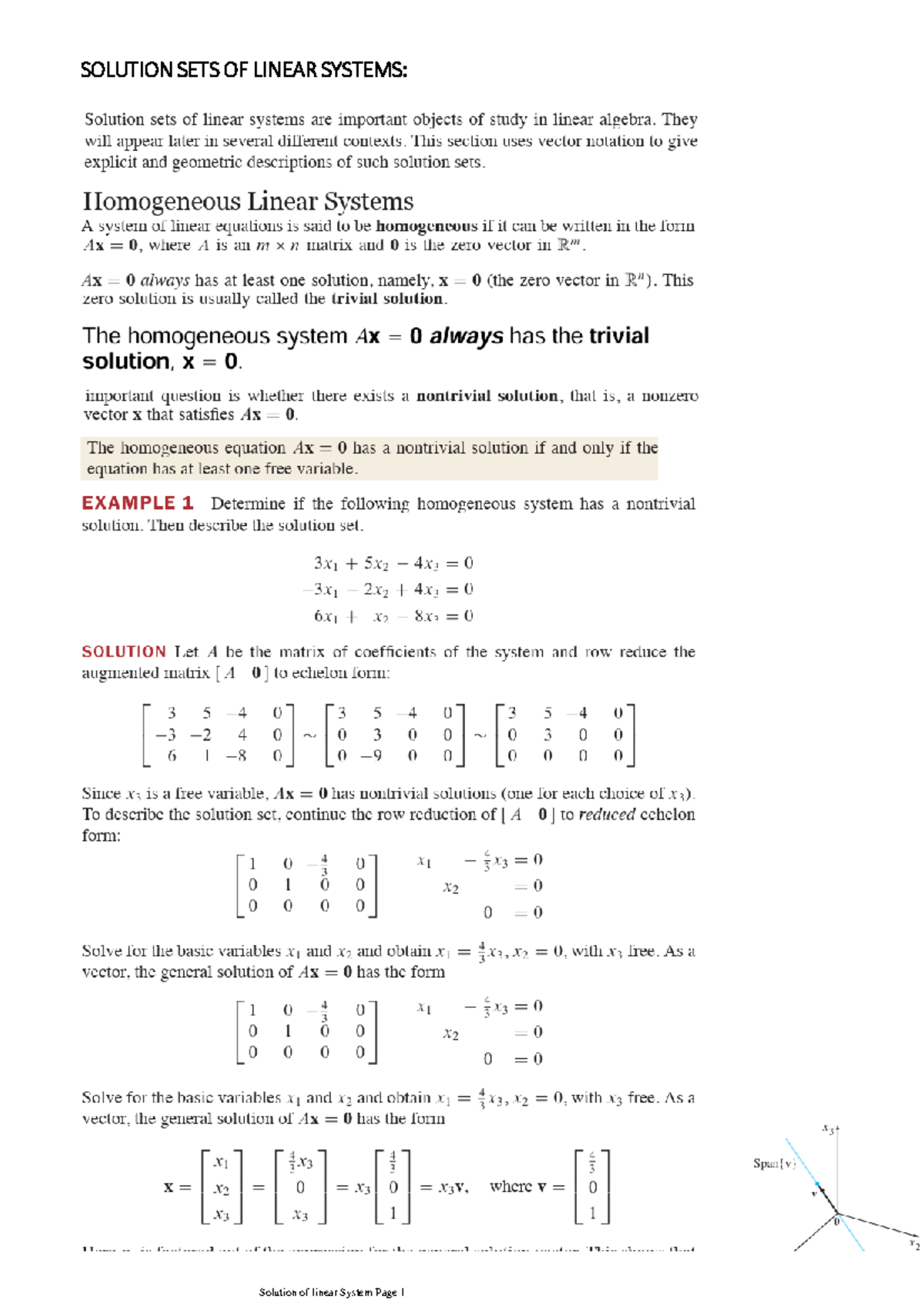 Solution of linear System - Business mathematics and linear algebra ...
