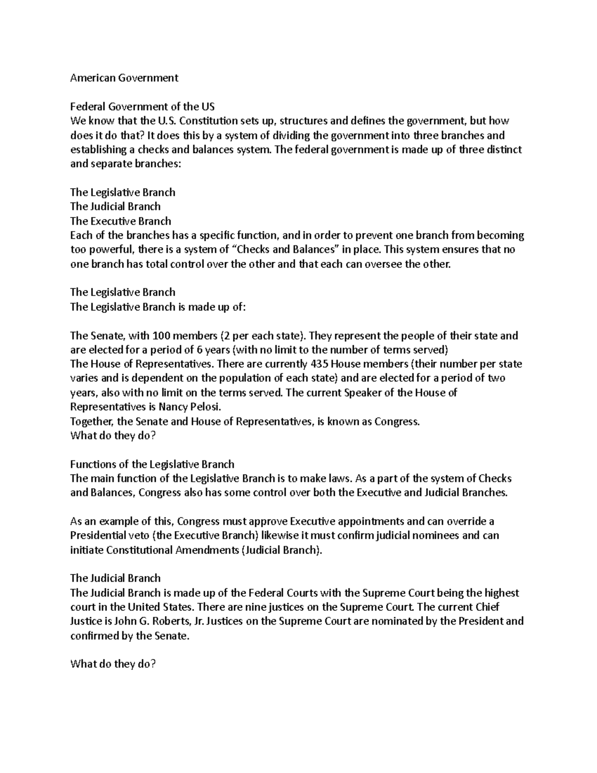 American Government - UNF CIVIC FLORIDA HISTORY. - American Government ...