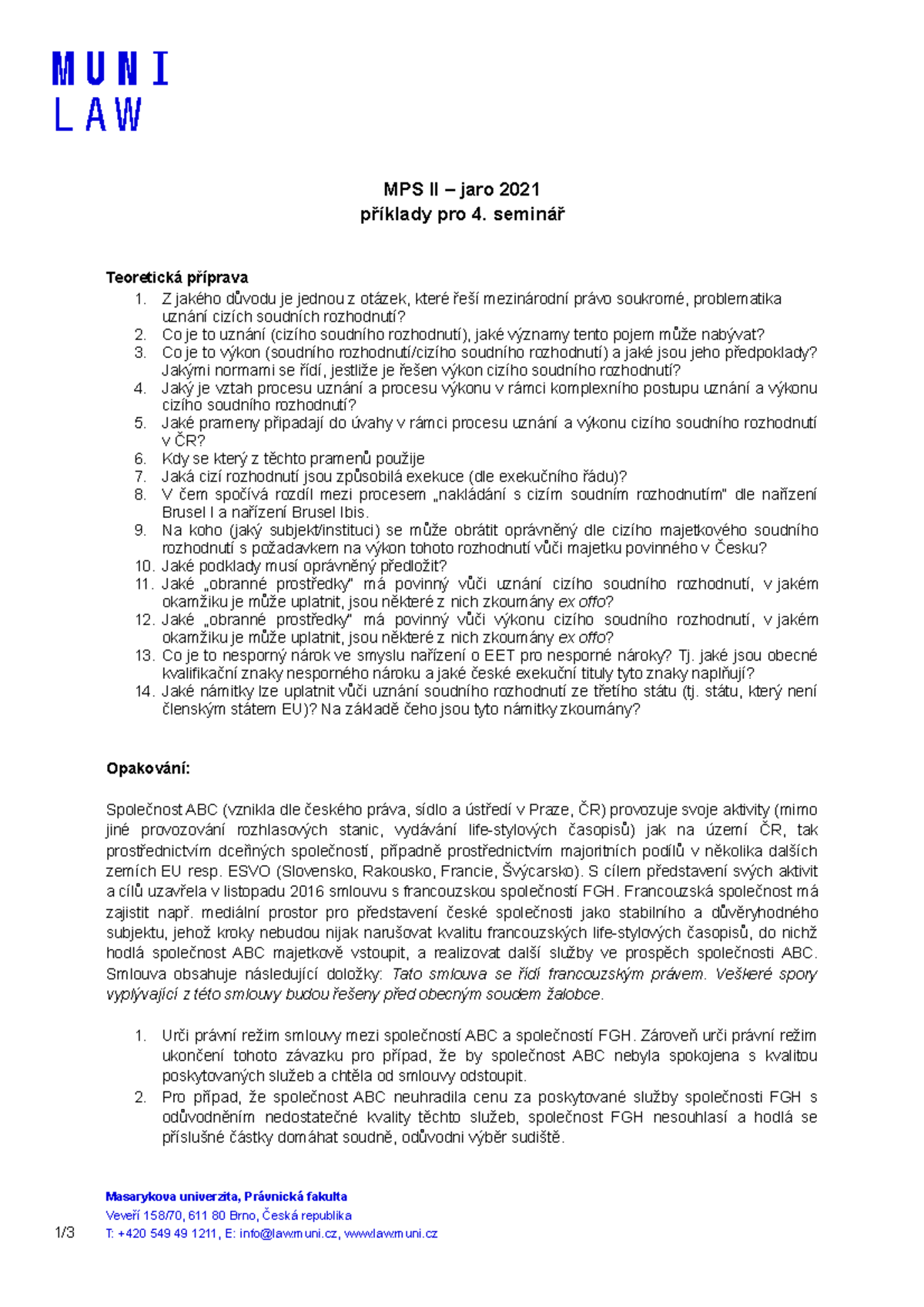 MPS J2023 4sem - tohle je jen kvůli stahování pro mě, pls dont hate me - MPS II – jaro 2021 ...