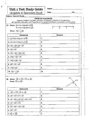 Congruency Proofs Student Guide - Congruency Proofs Student Guide ...