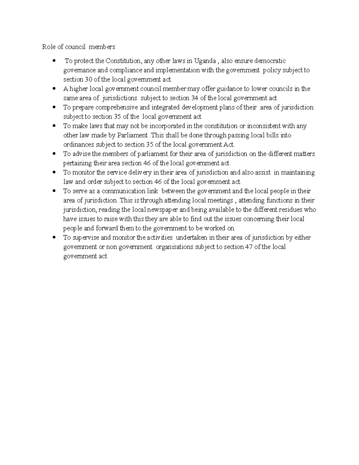 DOC-20240917-WA0 - It's about roles of council members - Role of ...