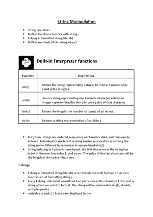 FUNctional Programming - COMP1753 - GRE - Studocu