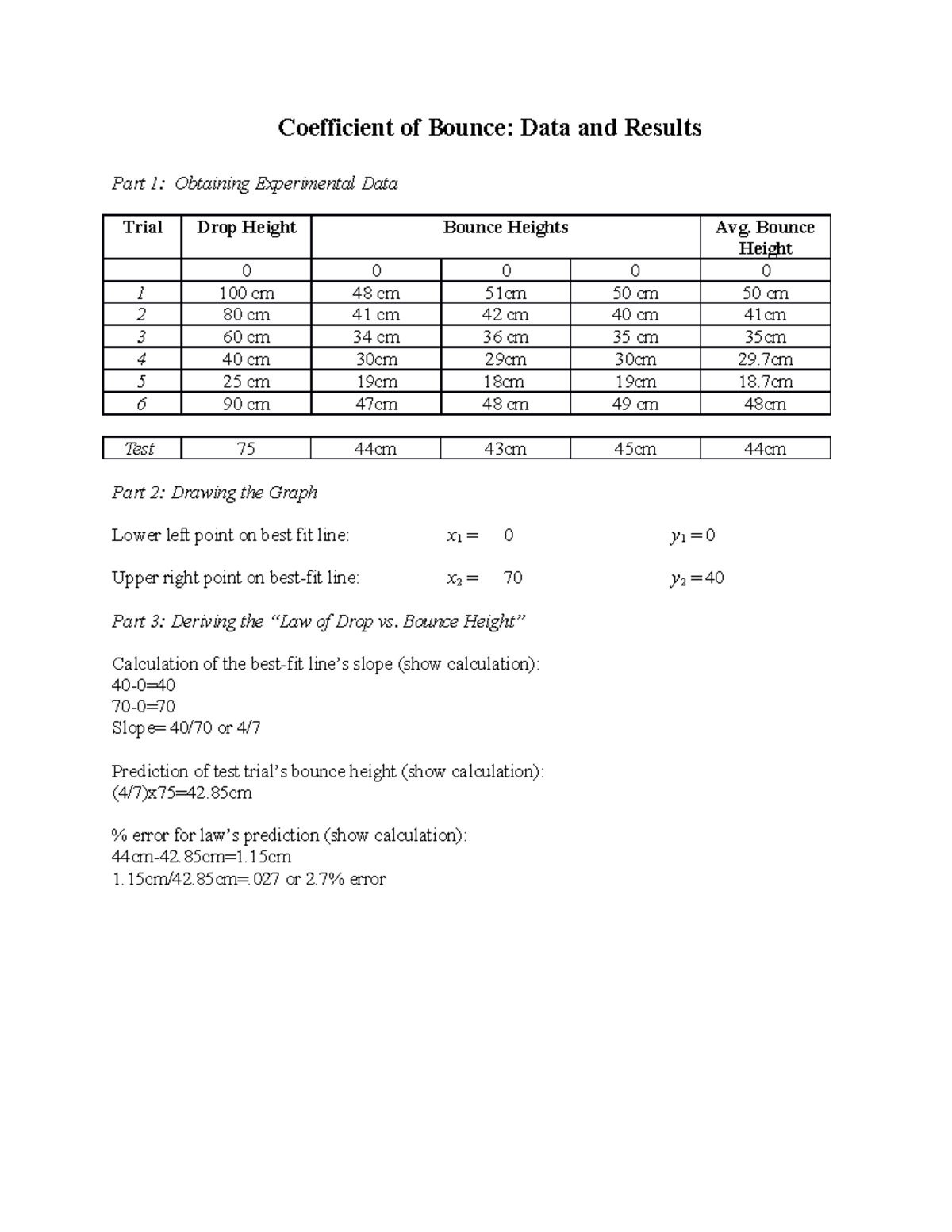 3 - Coefficient of Bounce Data Sheet Fillable - Coefficient of Bounce ...
