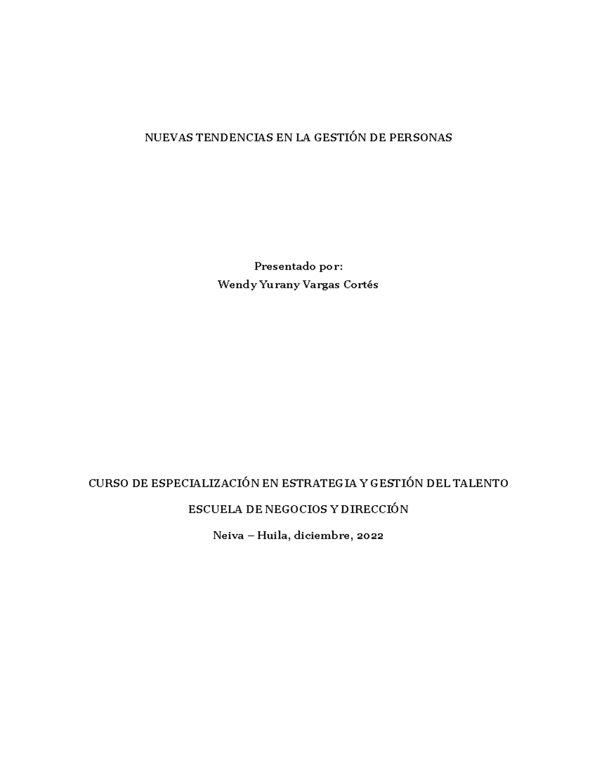 Nuevas Tendencias EN LA Gestión DE Personas - NUEVAS TENDENCIAS EN LA ...