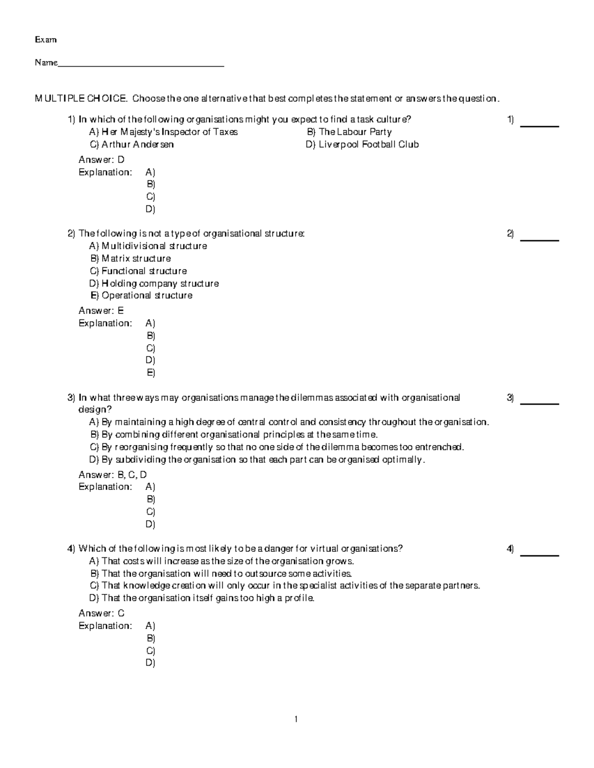 C12 - TEST BANK - Exam Name___________________________________ M ULTI ...