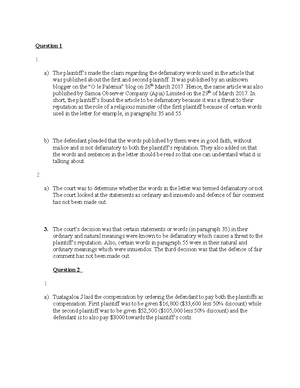 Contract Two Tutorial Assessment Task - TUTORIAL QUESTIONS FOR WEEK 4 ...
