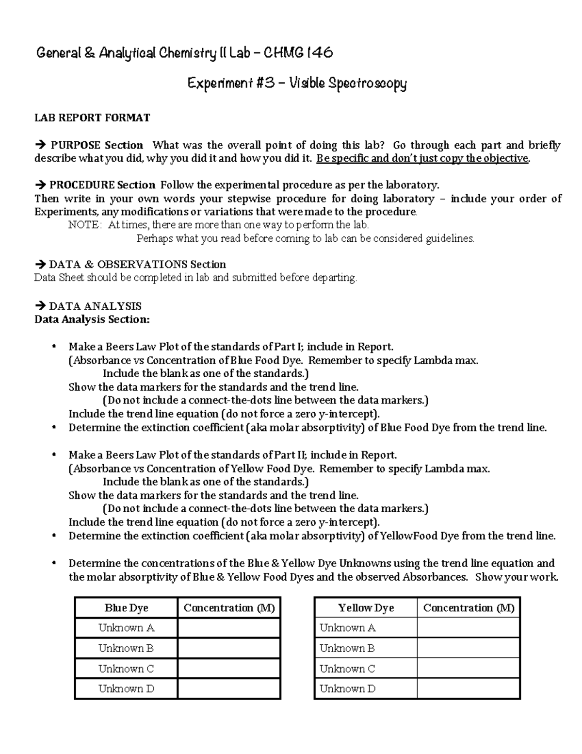 Lab 3 - Post Lab - Lab 3 - Post Lab instructions assignment - General ...