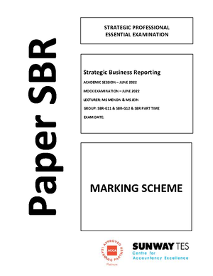F5 PM ACCA Past Year paper - Fundamentals Level – Skills Module The ...
