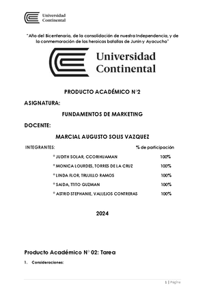 2.0 Informe DE Investigación - pág. 1 Universidad Nacional del ...