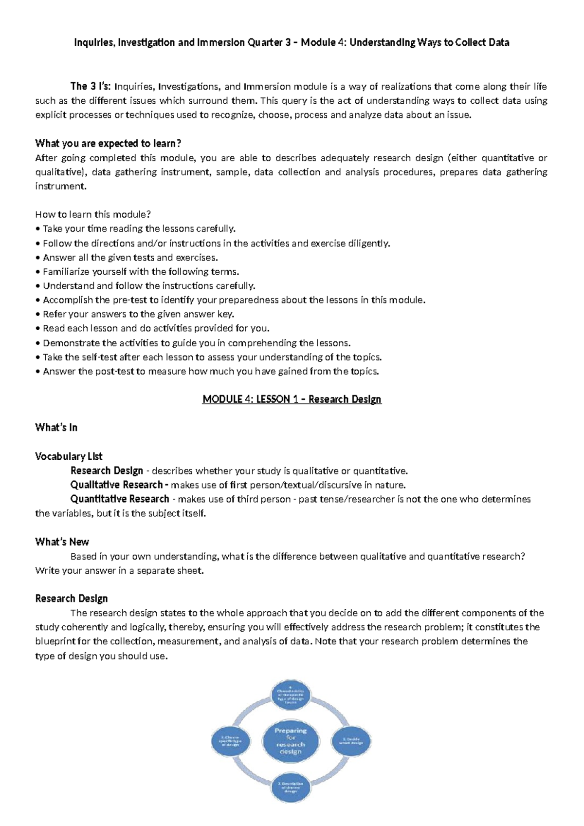 Module-4-RP - Assignment - Inquiries, Investigation and Immersion ...