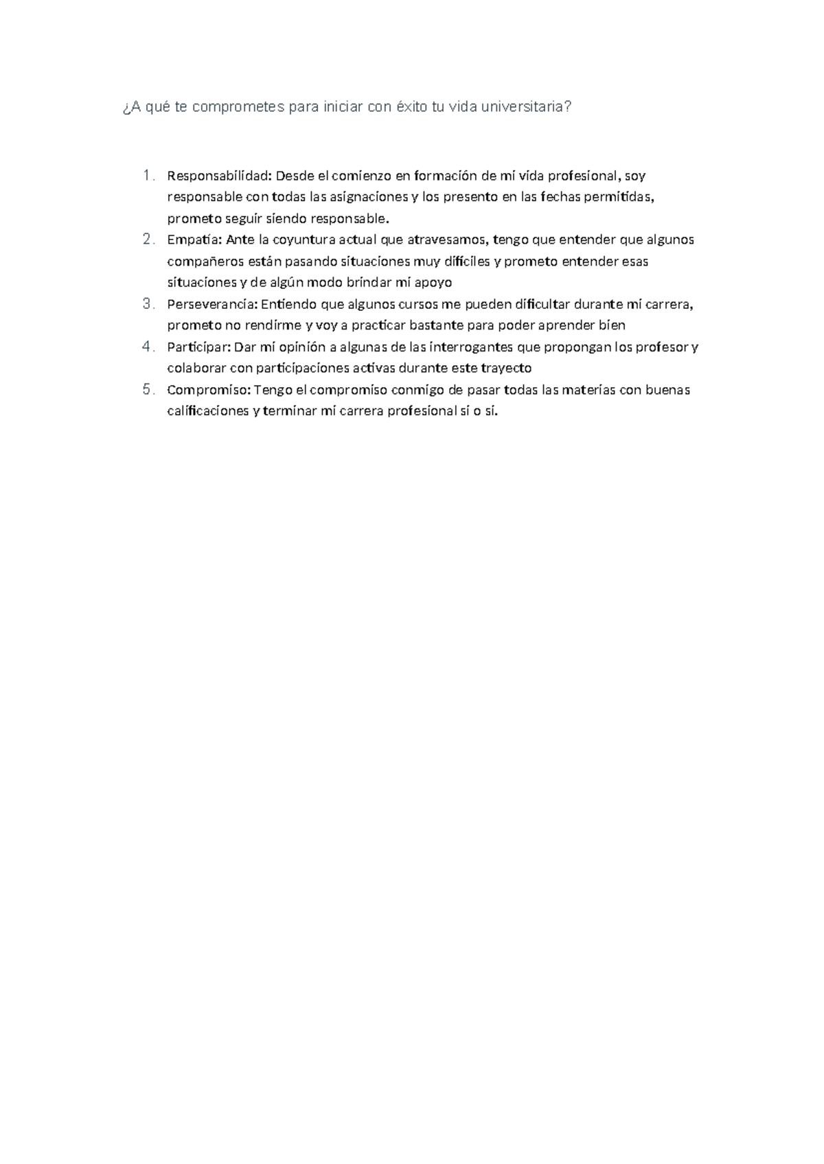 24 agosto - ¿A qué te comprometes para iniciar con éxito tu vida ...