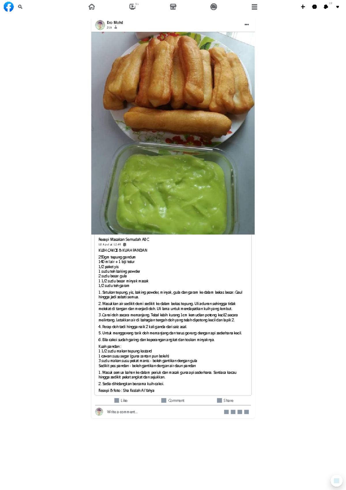 Resepi Cakoi - textt - Bro Mohd · Resepi Masakan Semudah ABC · KUIH ...