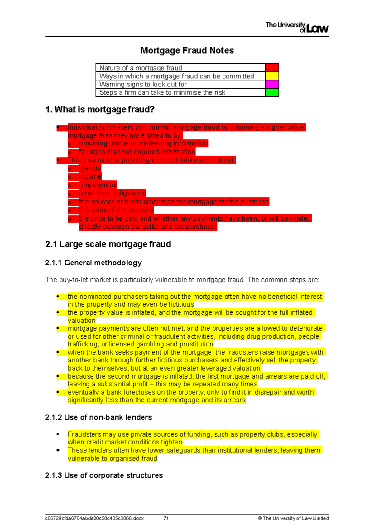 Taking Instructions - Mortgage Fraud Notes - Mortgage Fraud Notes ...