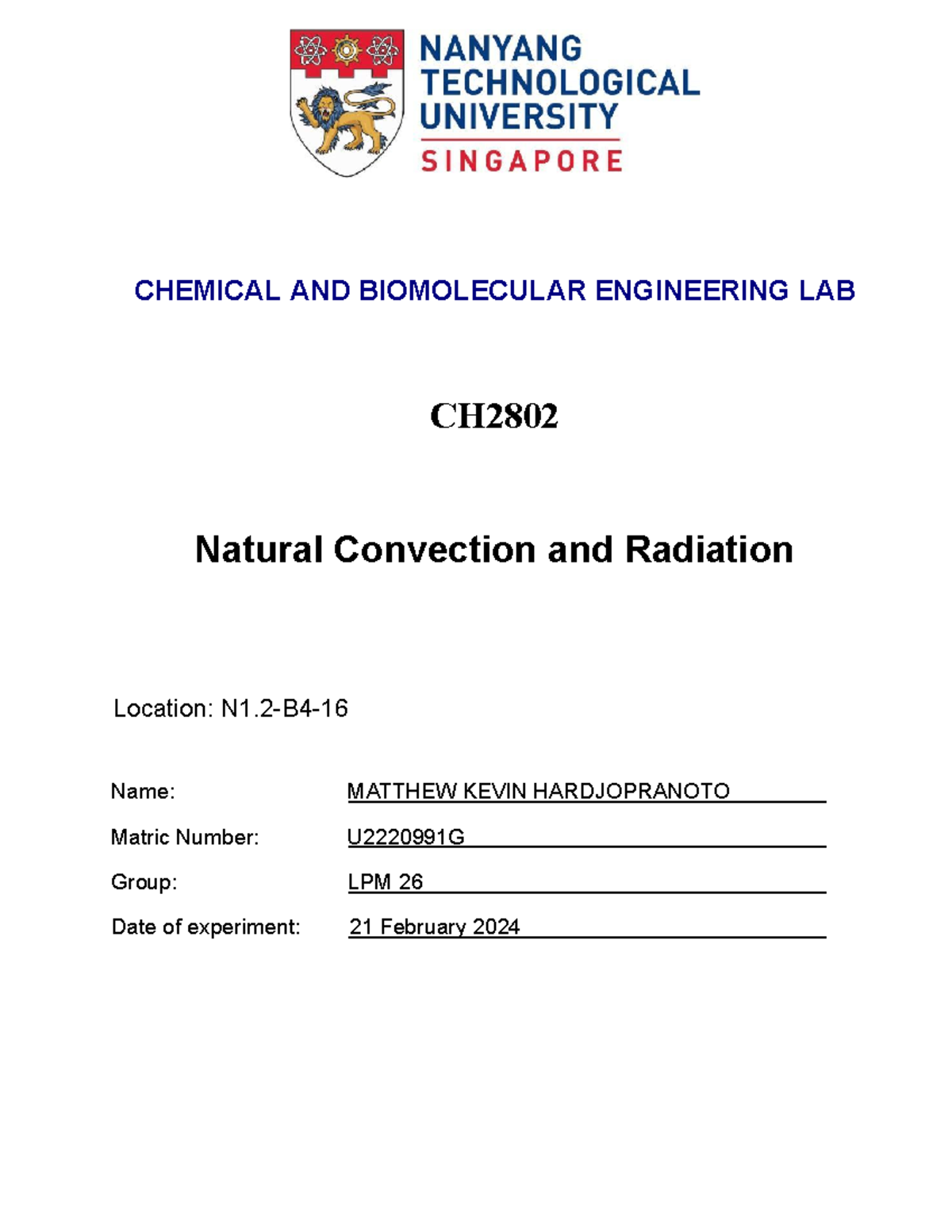 C3 Natural Convection and Radiation - CHEMICAL AND BIOMOLECULAR ...