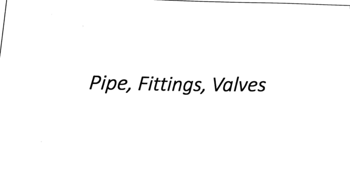 Pipes, fittings and valves - Fluid Mechanics - Studocu