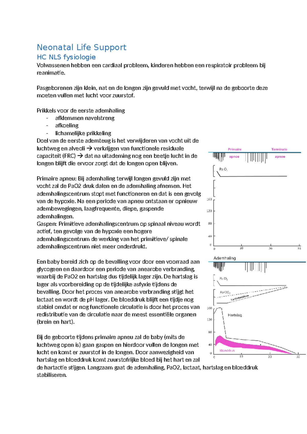 Neonatal Life Support - Pasgeborenen zijn klein, nat en de longen zijn ...