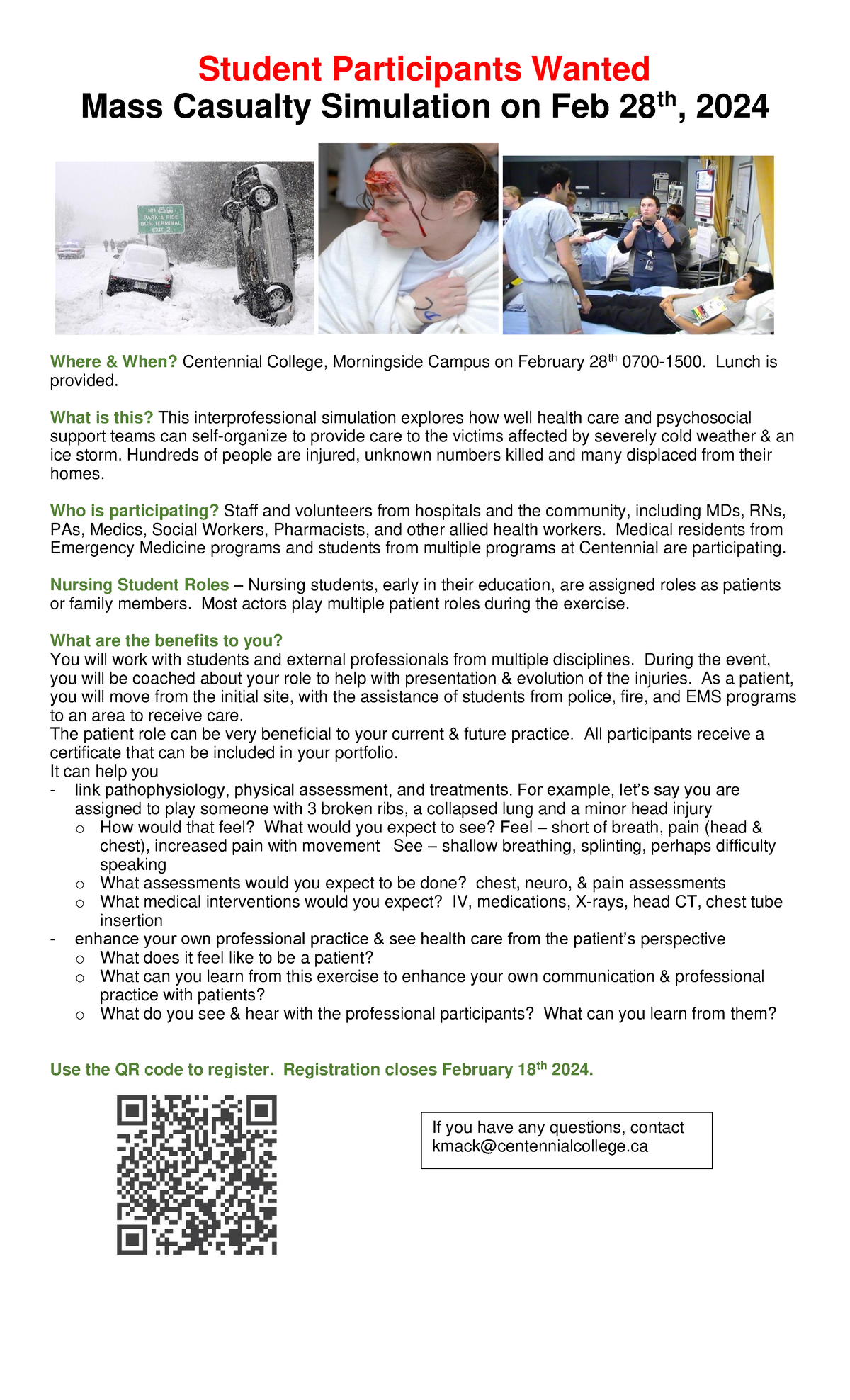 Junior Student Participants Wanted - Nursing, v2 - Student Participants ...