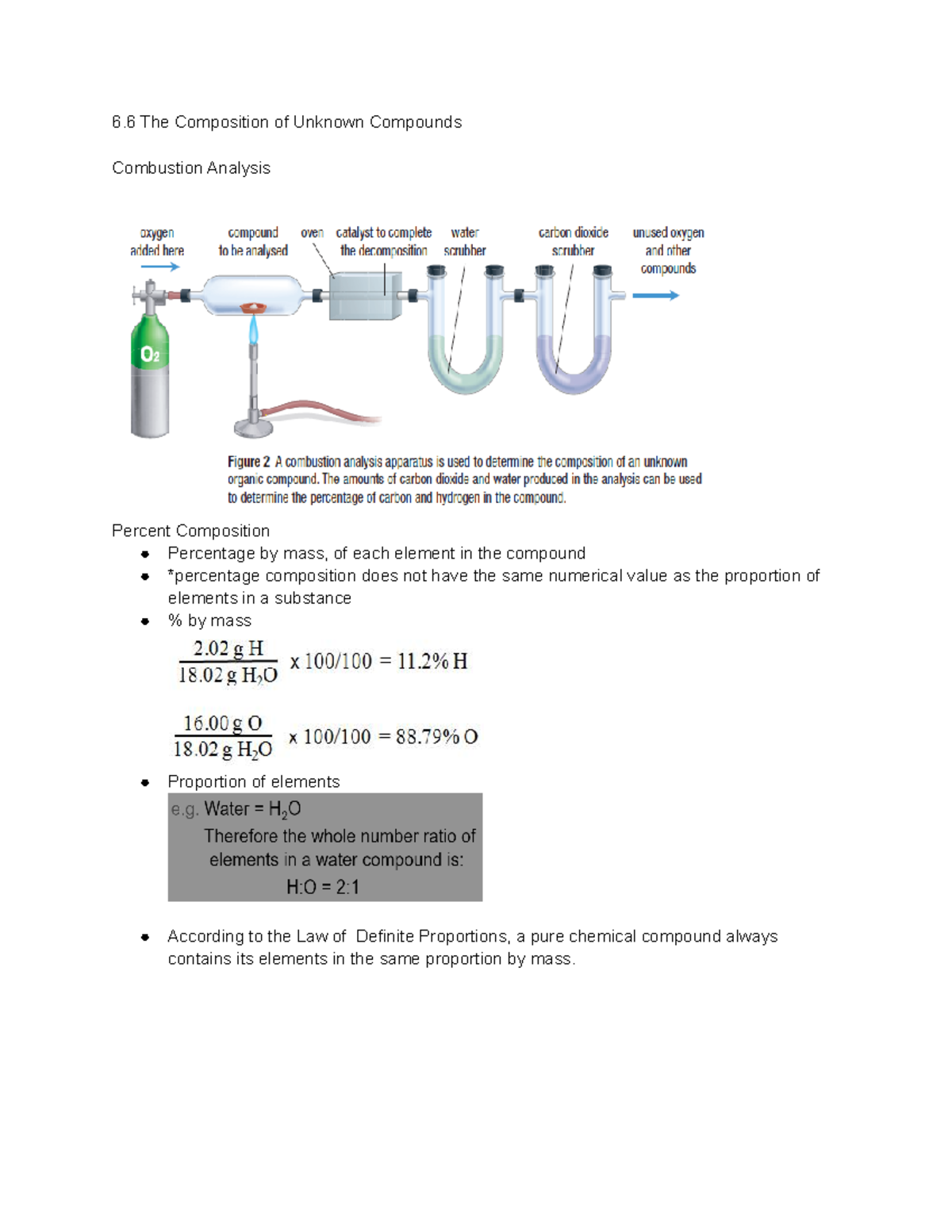 6.6 chapter on General chemistry II - 6 The Composition of Unknown ...
